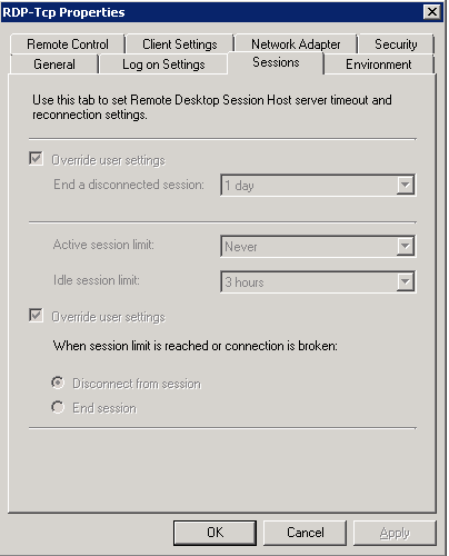 Windows server 2012 remote desktop session timeout - lahaeq