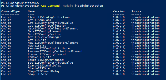 Mobilo » Blog Archive » PowerShell i IIS 11: IIS w Windows 2016