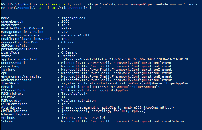 Mobilo » Blog Archive » PowerShell i IIS 13: Właściwości WebApplicationPool